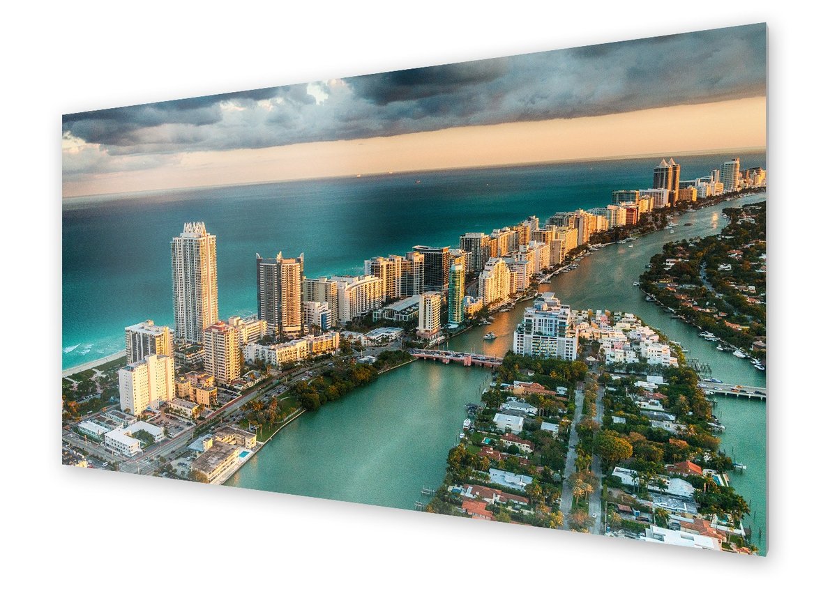 Panel kuchenny HOMEPRINT Panorama Miami Beach 100x50 cm - HOMEPRINT ... Panel kuchenny HOMEPRINT Panorama Miami Beach 100x50 cm - HOMEPRINT ...