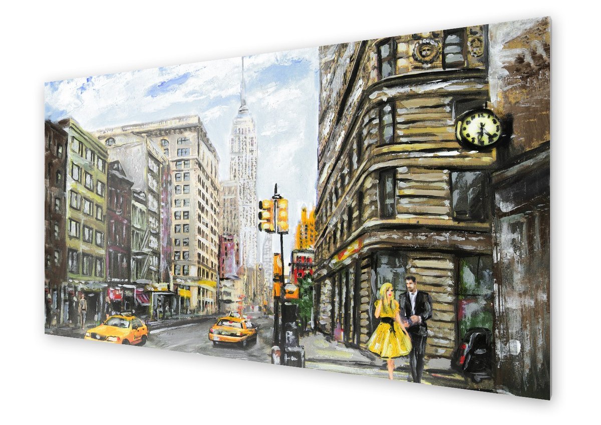 Panel kuchenny HOMEPRINT Para w Nowym Yorku 100x50 cm - HOMEPRINT ...