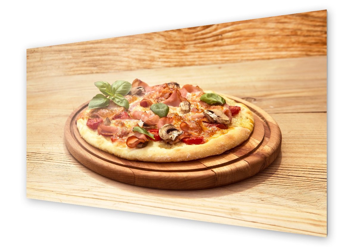 Panel kuchenny HOMEPRINT Pizza 100x50 cm - HOMEPRINT | Sklep EMPIK.COM