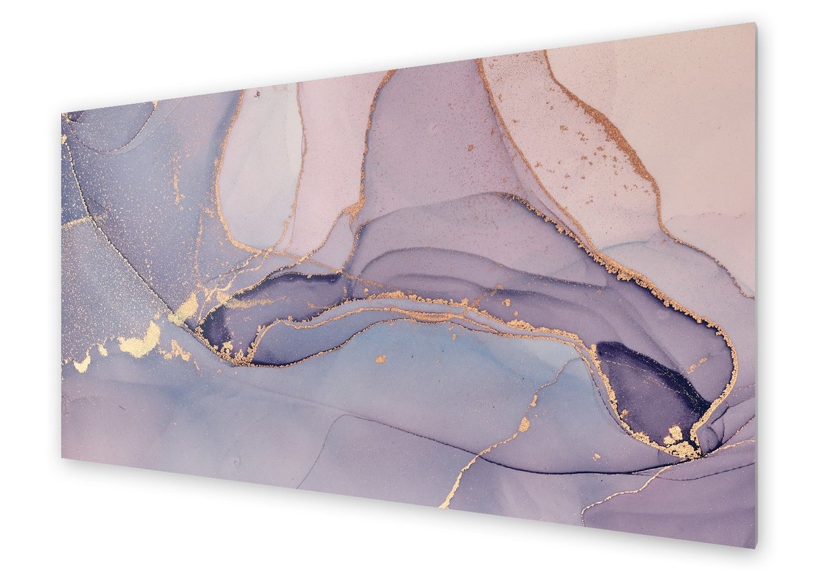 Panel kuchenny HOMEPRINT Płynny fioletowy akryl 120x60 cm - HOMEPRINT ...