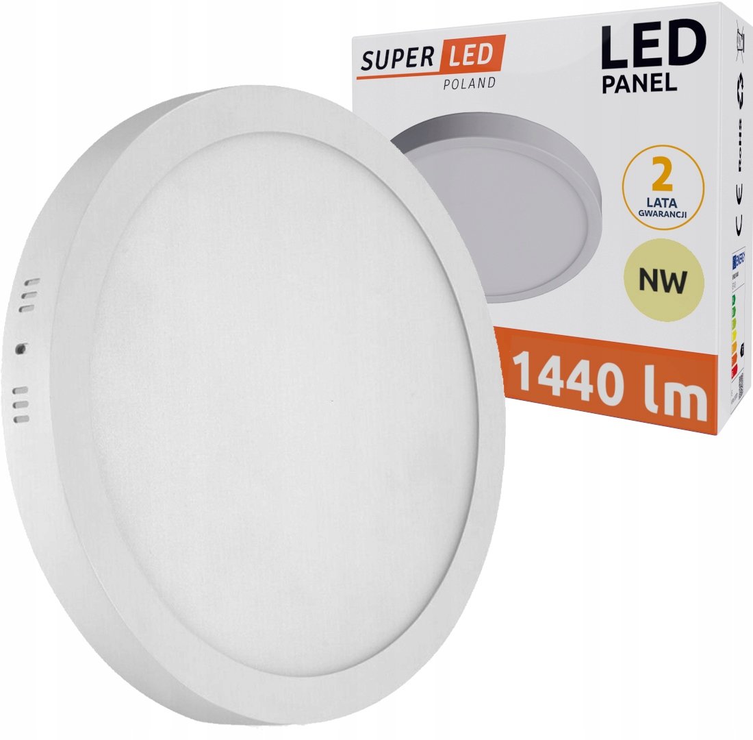 Panel Plafon LED Natynkowy 18W CCD SuperLED - SuperLed | Sklep EMPIK.COM