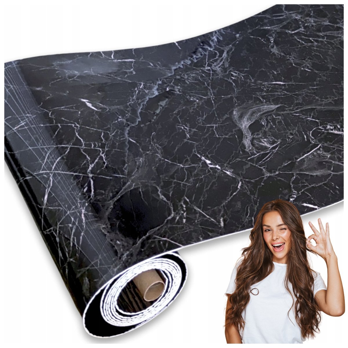 Panel Winylowy Dekoracyjny Samoprzylepny Na Ścianę Marmur Rolka 60x300 ...