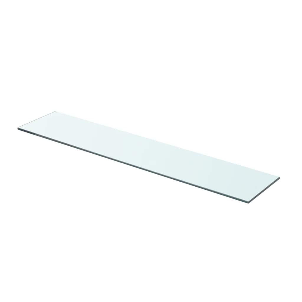 Panel wystawienniczy ze szkła hartowanego, 70 x 15 cm, bezbarwny, 8 mm ...