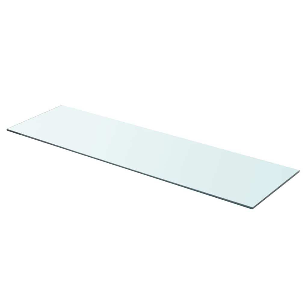 Panel ze szkła hartowanego, bezbarwny, 90 x 25 cm, 8 mm, do 15 kg ...