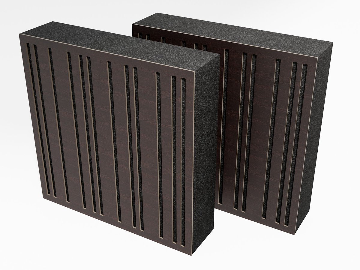 Panele akustyczne ABAFA-15 AbFuser, Zestaw 2 szt., 50x50x15cm, UA ...