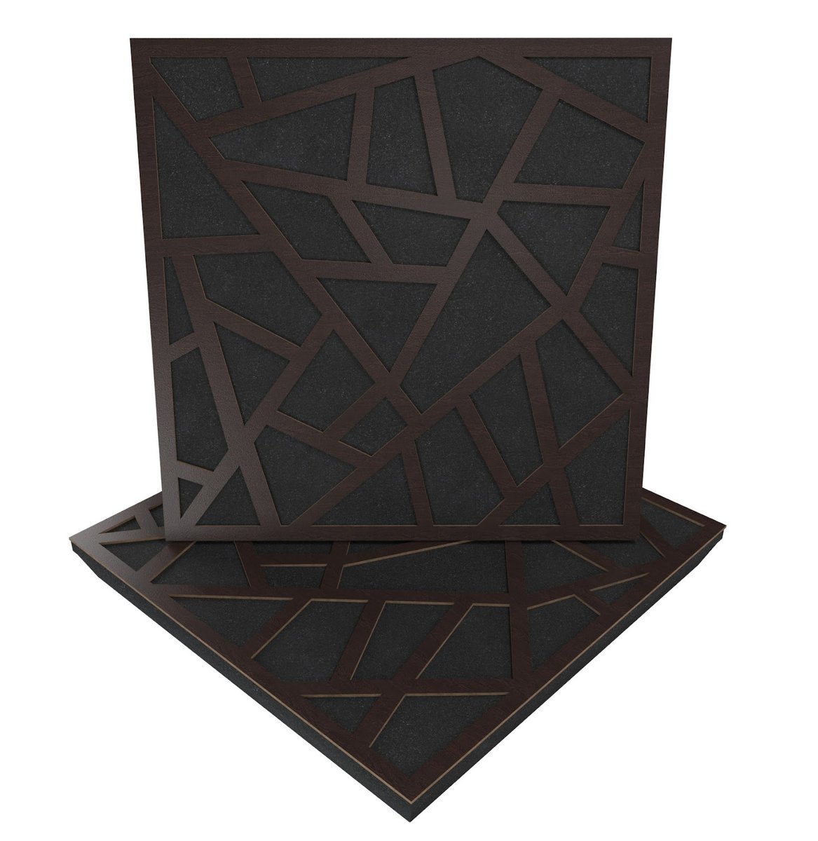 Panele akustyczne SKYROSS, Zestaw 2 szt. + nawiasy montażowe, 50x50x5cm ...