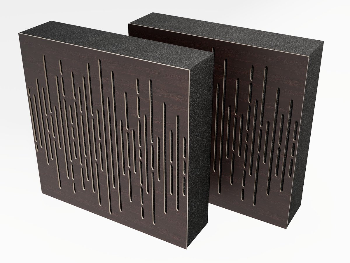 Panele akustyczne VELAR-10 AbFuser, Zestaw 2 szt., 50x50x10cm, UA ...