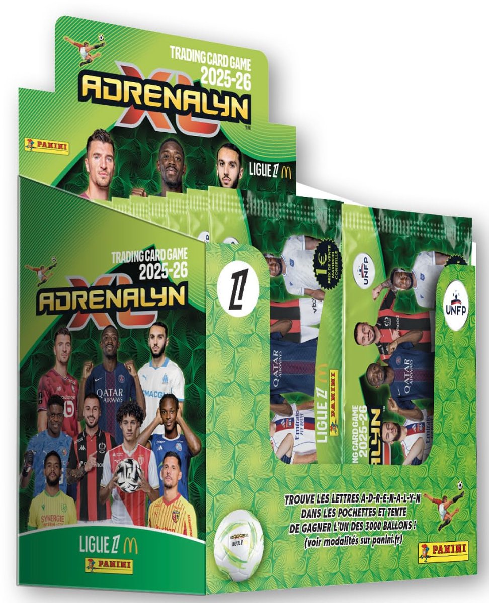 Panini ADRENALYN League 1 McDonald's 2025-2026 Trading Cards Game ...