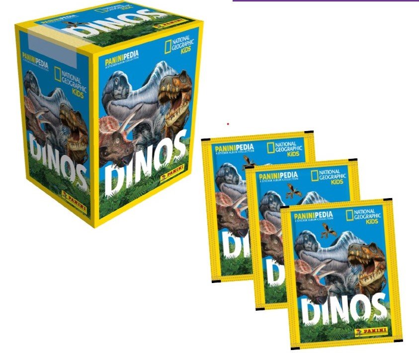 Paninipedia Dino Box 24 Saszetki z Naklejkami - Panini S.p.A | Prasa ...