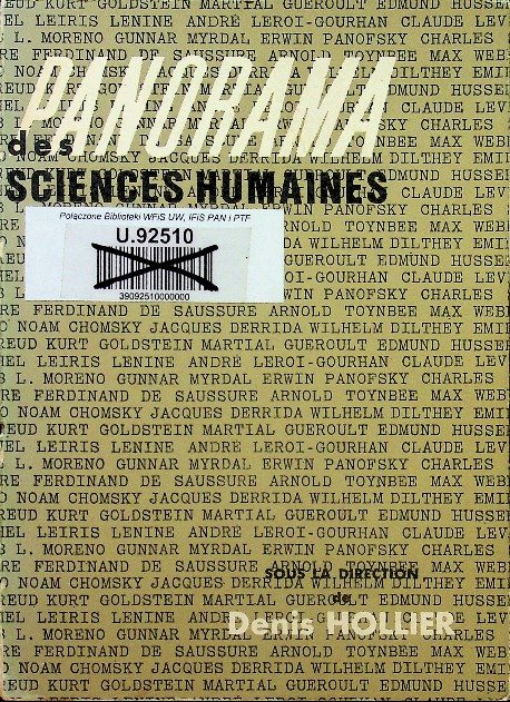Panorama des sciences humaines - W opisie | Książka w Empik