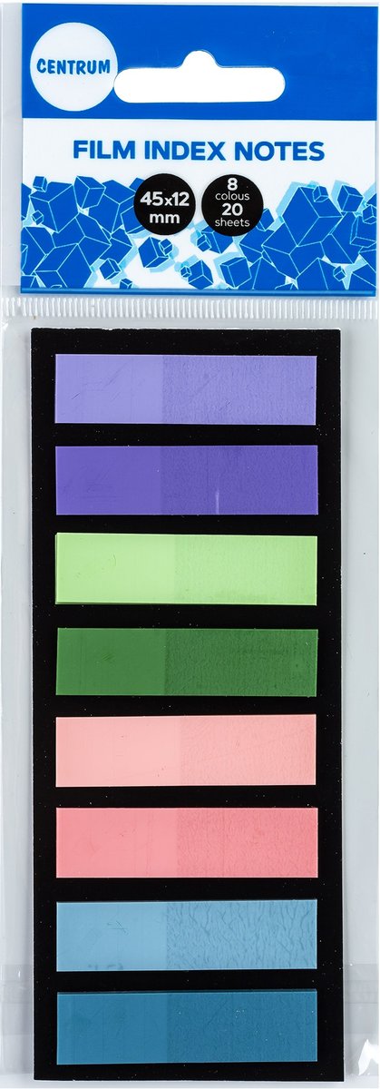 Panta Plast, Zakładki Indeksujące Foliowe 8 Pastelowych Kolorów - Panta Plast | Sklep EMPIK.COM