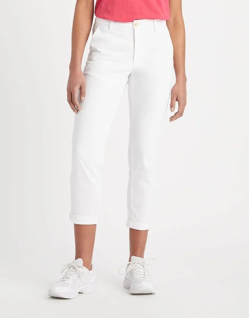 pantaloni donna dockers a1073 0042 high waisted chino lucent white ...