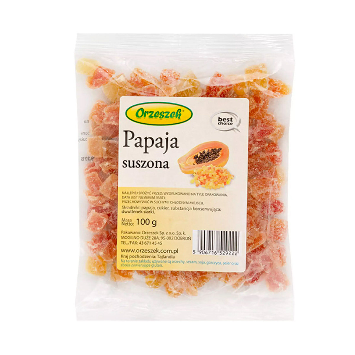 Papaja suszona Orzeszek - 100 g - Orzeszek | Sklep EMPIK.COM