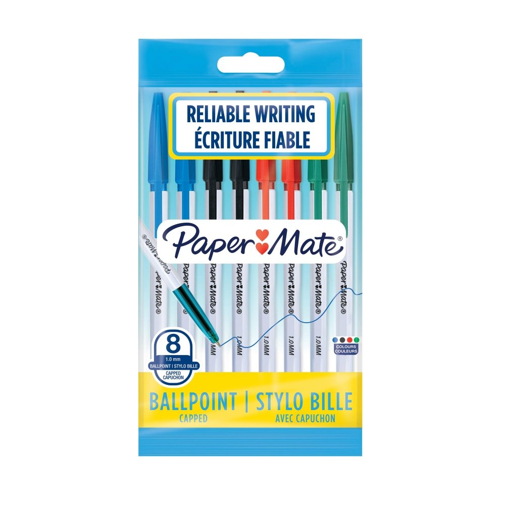 PAPER-MATE, Długopis 045, 8 szt. 2084416 - PAPER-MATE | Sklep EMPIK.COM