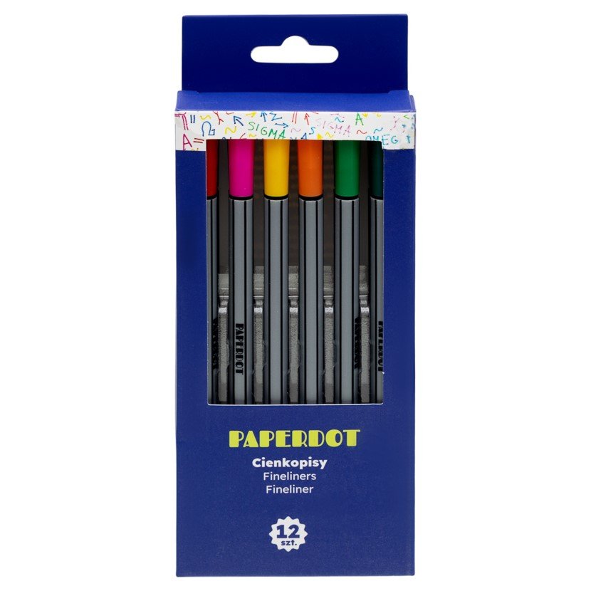 Paperdot, Zestaw Cienkopisów, 12 Sztuk - Paperdot | Sklep EMPIK.COM
