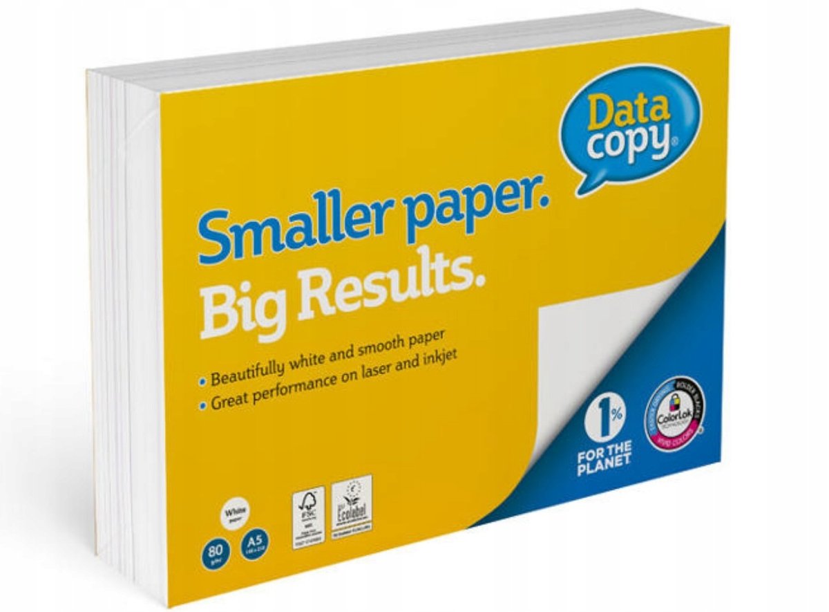 Papier biurowy DATA COPY format A5 80g 500 kartek - Inna marka | Sklep ...