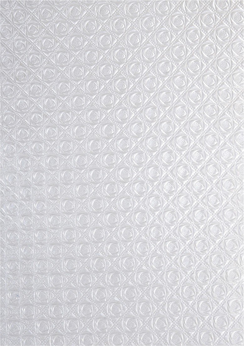 Papier dekoracyjny, metalizowany, Orient Paper, biały, małe róże, 18x25 ...