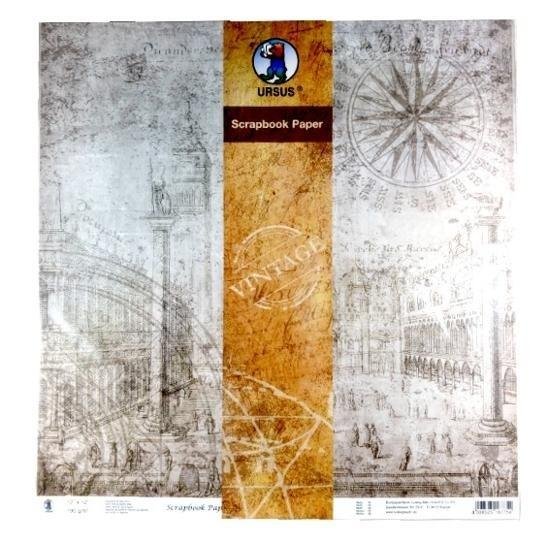 Papier do scrapbookingu 190g 30,5x30,5cm 5 ark - Inna marka | Sklep EMPIK.COM