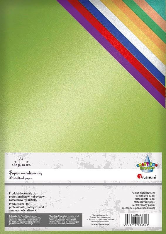 Papier Metaliz A4/180G 10 Kol. - Inna marka | Sklep EMPIK.COM