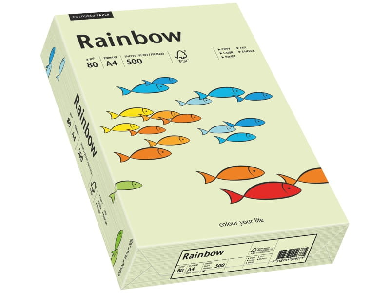 Papier Rainbow A4 80g blado zielony R72 - Papyrus | Sklep EMPIK.COM