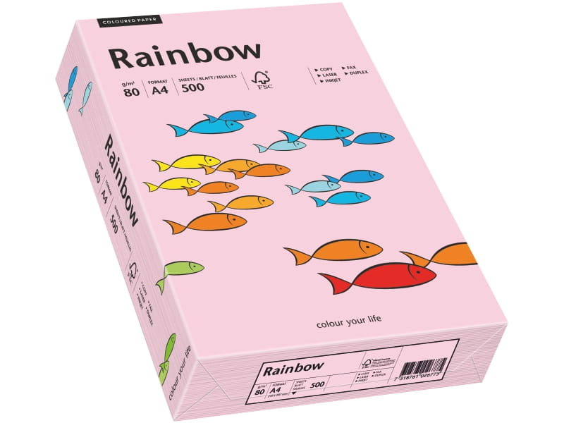 Papier Rainbow A4 80g jasno różowy R54 - Papyrus | Sklep EMPIK.COM