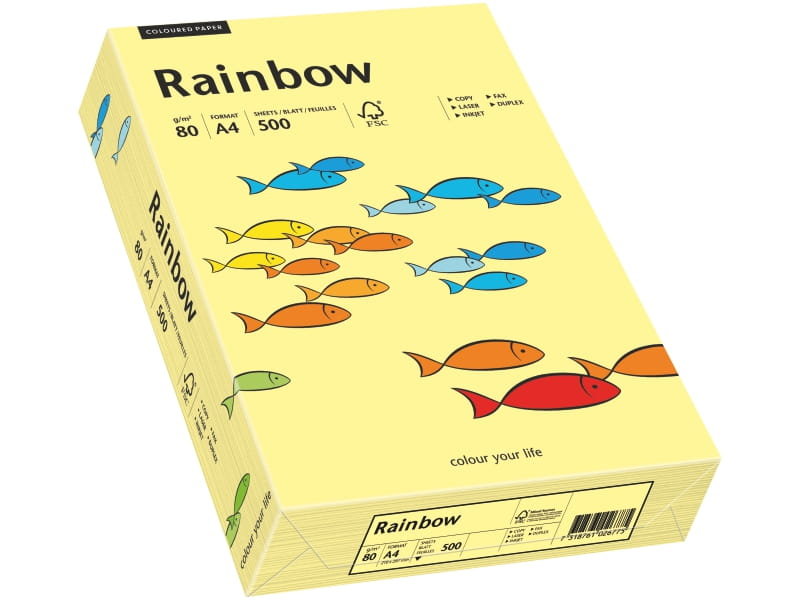 Papier Rainbow A4 80g jasno żółty R12 - Papyrus | Sklep EMPIK.COM