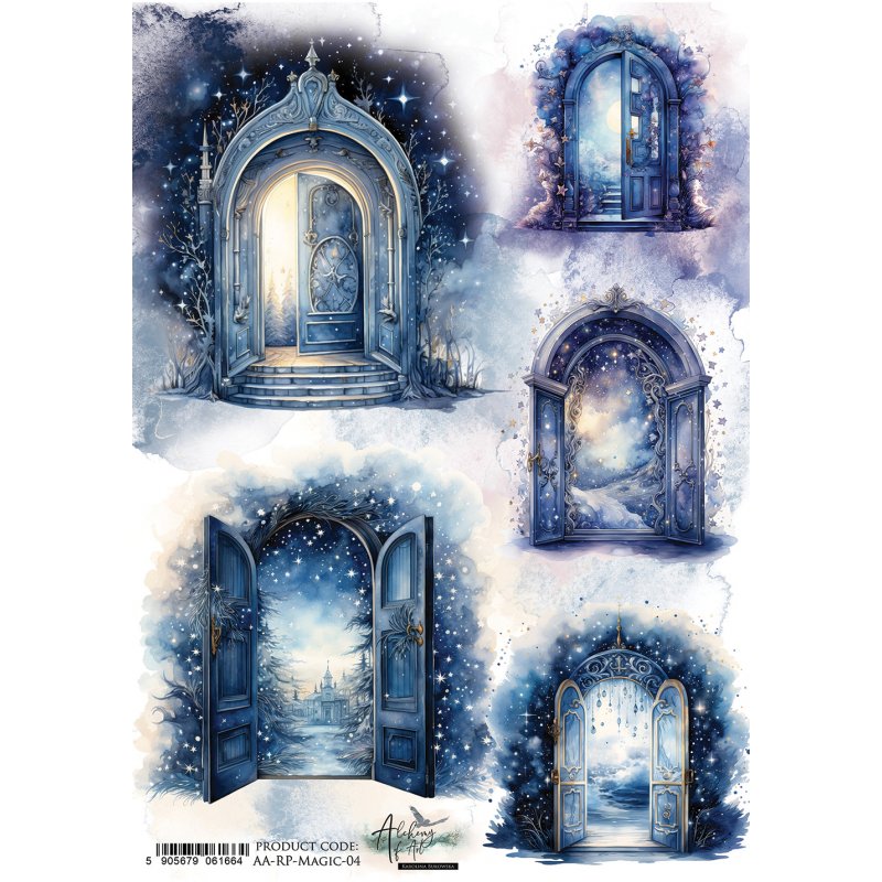 Papier ryżowy Alchemy of Art - LEGENDS OF THE MAGIC SCHOOL 04 - Alchemy ...