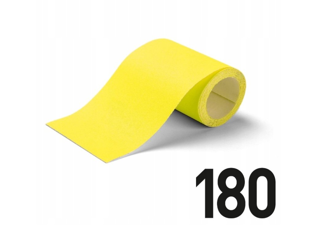 PAPIER ŚCIERNY ROLKA P180 115mm x 2,5m ABRASIVE PAPER - FASTER TOOLS ...