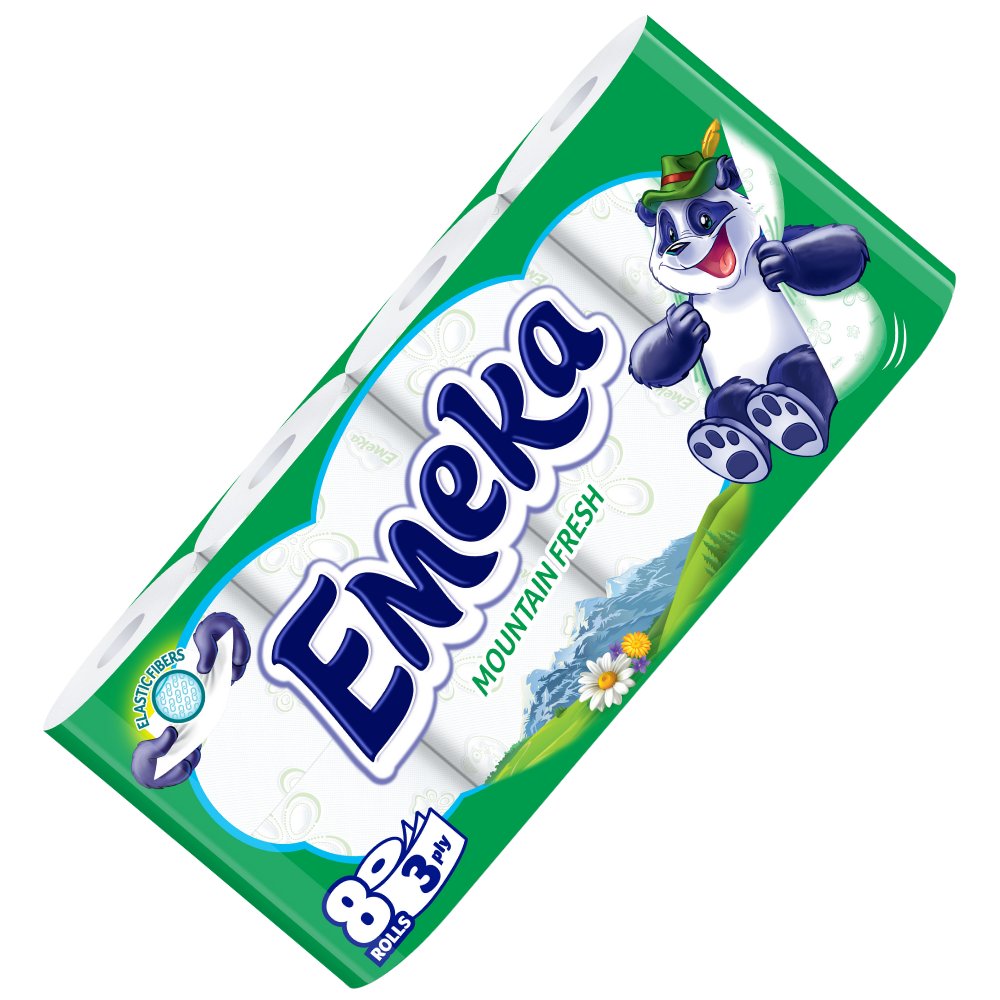 Papier toaletowy 3 warstwy świeżość góry MOUNTAIN FRESH 8 rolek Emeka ...