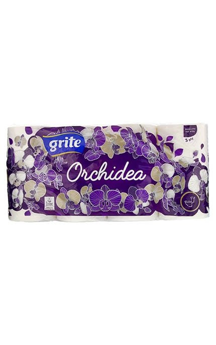 PAPIER TOALETOWY GRITE ORCHIDEA 8 ROLEK 3 WARSTWOWY 4770023348033 ...