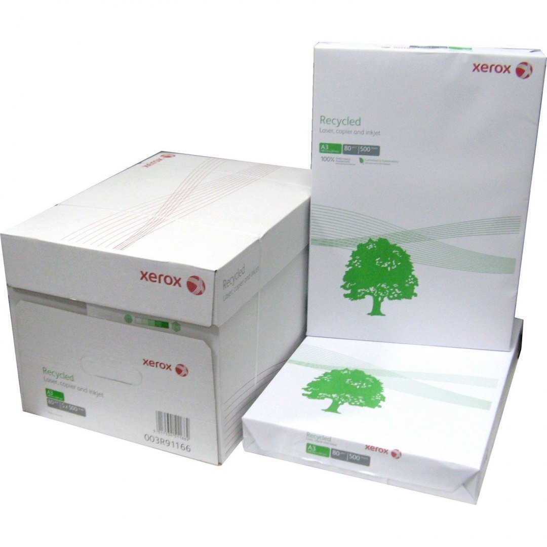 Papier xero A3 80g XEROX RECYCLED (3R91166) 500ark - Xerox | Sklep ...
