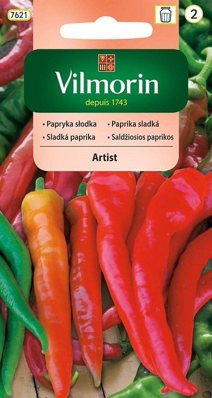Papryka słodka Artist 0,5 g Vilmorin - Inna marka | Sklep EMPIK.COM