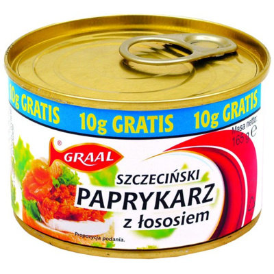 Paprykarz szczeciński z łososiem GRAAL, 165 g - Graal | Sklep EMPIK.COM