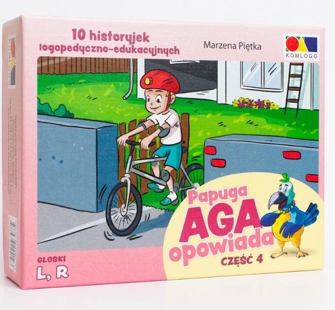 Papuga Aga opowiada, część 4 l, r - Komlogo | Sklep EMPIK.COM