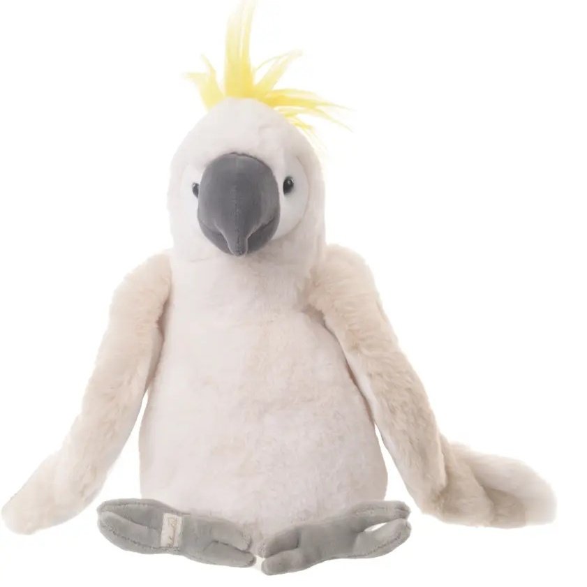 Papuga biała Mango - 30cm (Bukowski Design) - Bukowski Design of Sweden ...