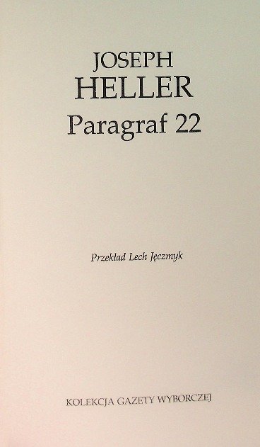 Paragraf 22 - Heller Joseph | Książka w Empik
