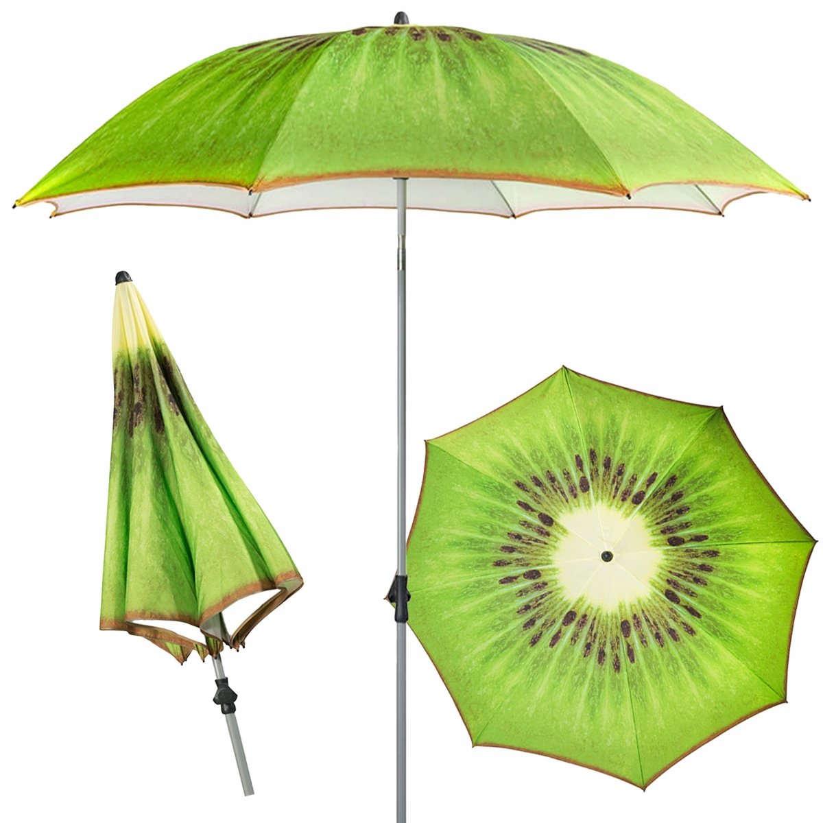 PARASOL OGRODOWY na taras BALKON do ogrodu Doppler FRUIT 200 cm Kiwi ...