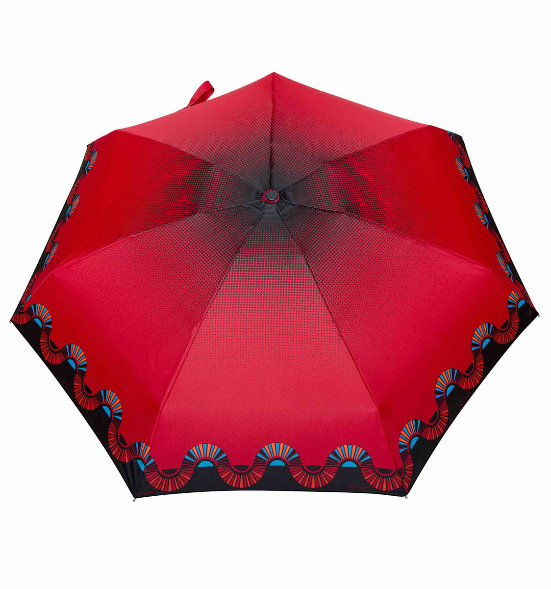 Parasolka Damska 4-sekcyjna Mini, Sunsets-red-to-black - Parasol | Moda ...