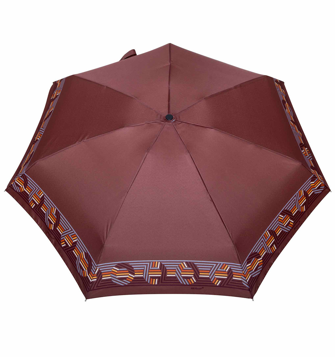 Parasolka Damska 4-Sekcyjna Mini - Wzór wheels-brown - Parasol | Moda ...
