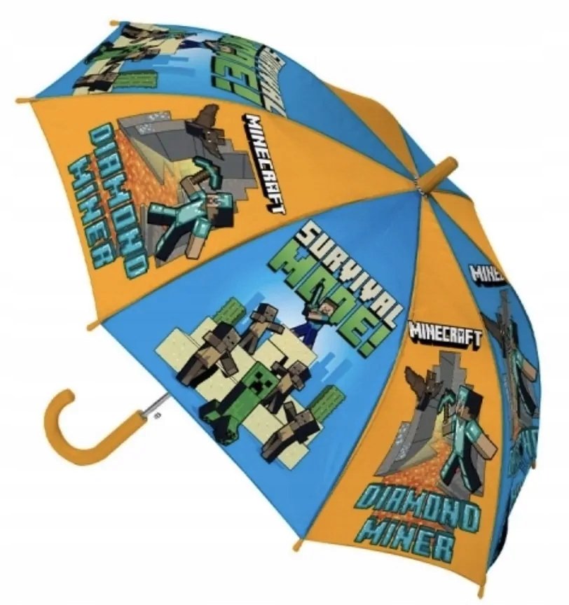 PARASOLKA MINECRAFT DZIECIĘCY PARASOL SURVIVAL MOD - EplusM | Moda ...
