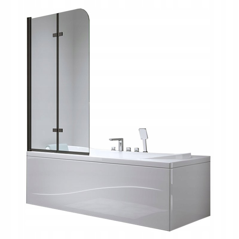 Parawan Nawannowy Pr04 Czarny 100X140 Cm 6 Mm - Hydrosan | Sklep EMPIK.COM