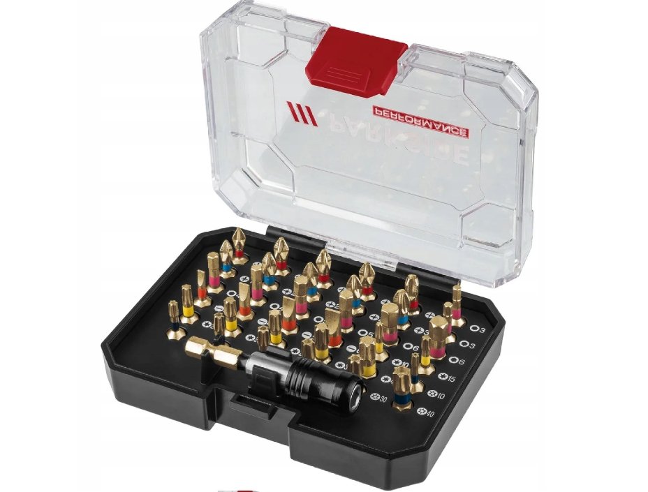 PARKSIDE Performance Zestaw bitów 37 elementów Impact Torsion Bit Set ...