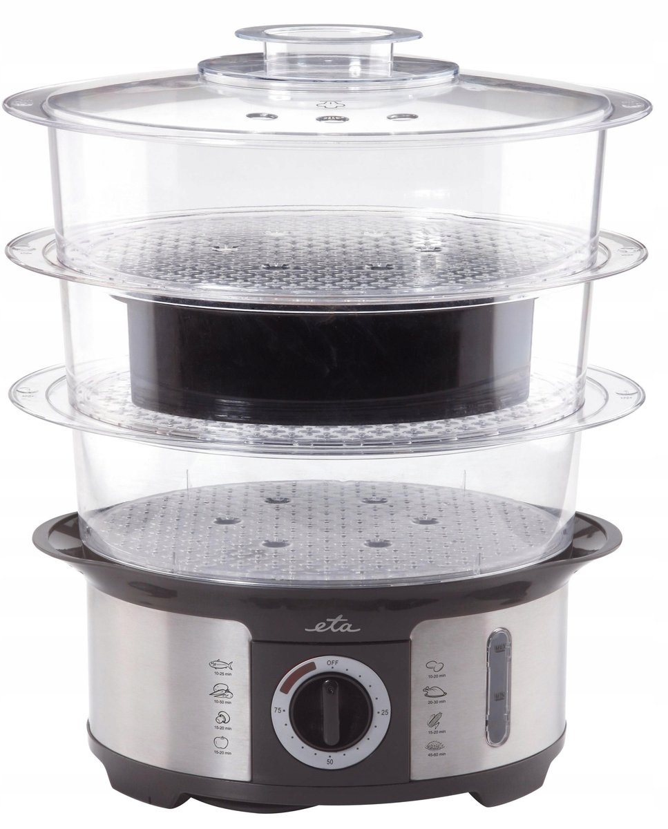 Parowar Eta Steampot 12,25L 1000W, Srebrno-Czarny - ETA | AGD Sklep ...
