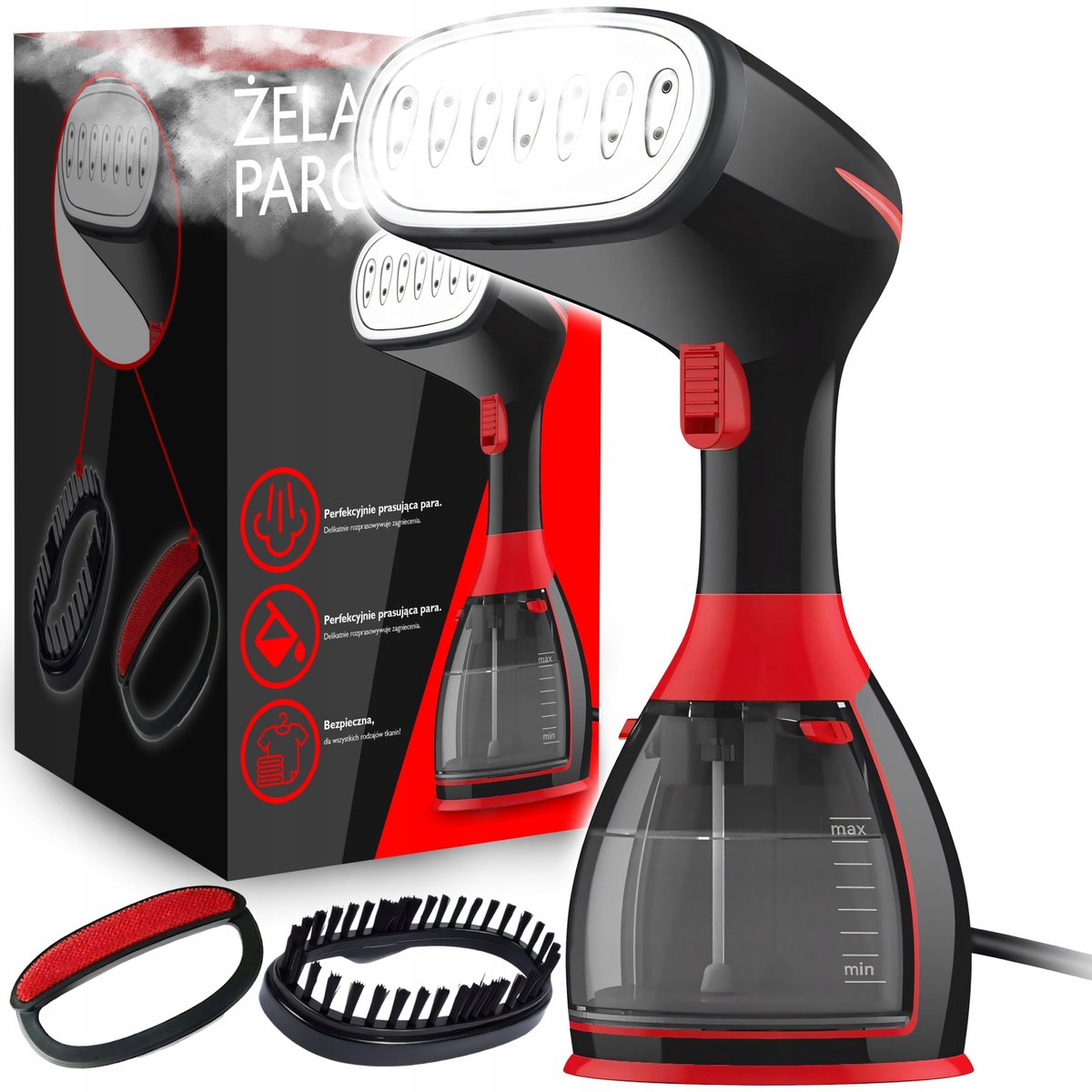 Parownica Do Ubrań Steamer Żelazko Parowe Myjka Parowa 1500W Akcesoria 7W1 - retoo | AGD Sklep ...