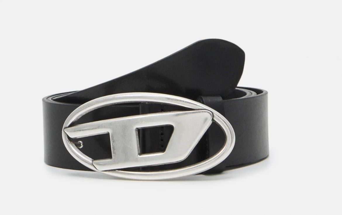 Pasek Diesel B-1DR W kolor czarny, unisex r. 75 skóra! - Diesel | Moda ...