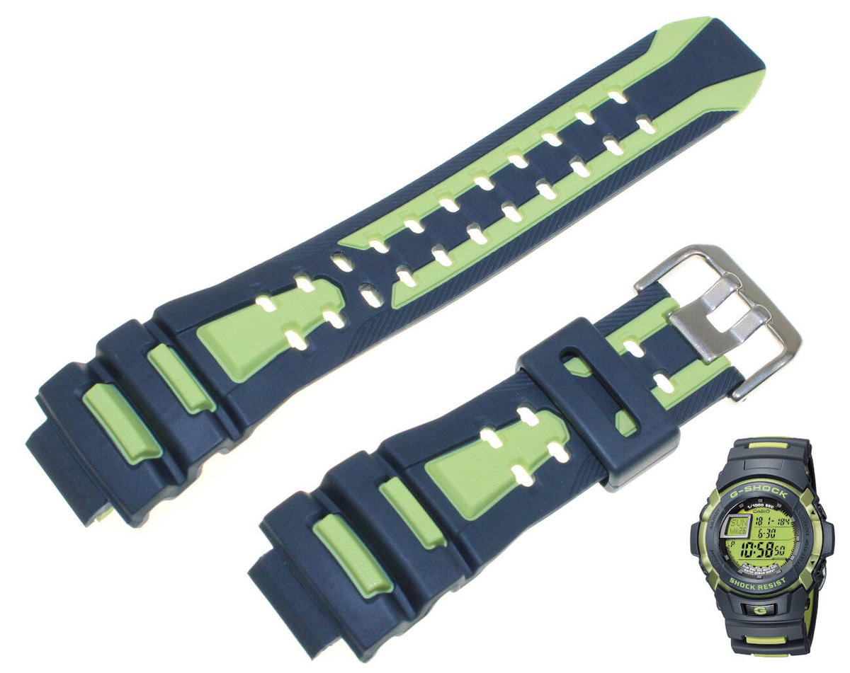 Pasek do zegarka Casio G-Shock G-7710 czarno-zielony 10288809 - Casio ...