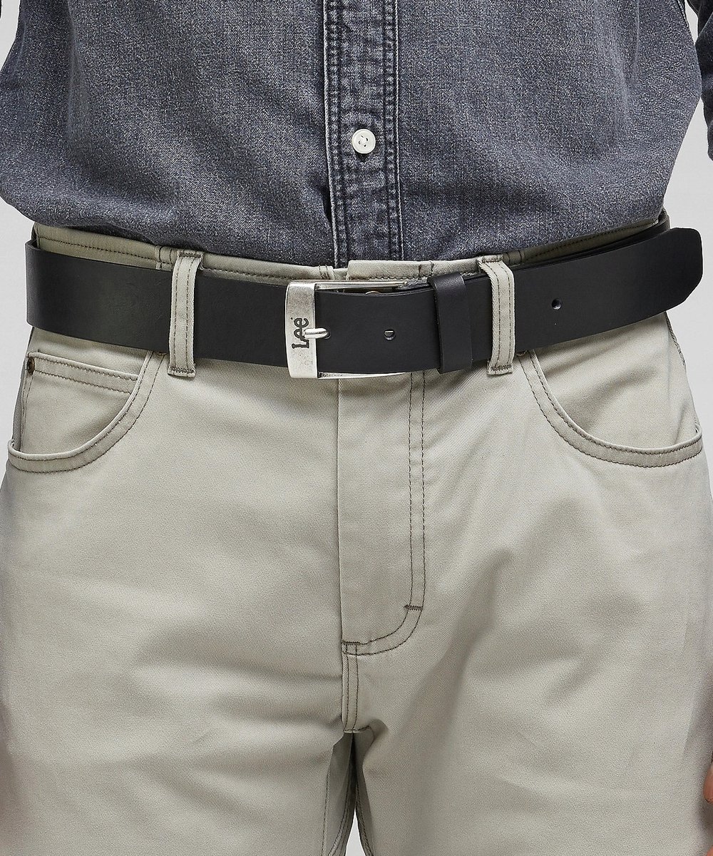Pasek Lee LEATHER BELT LOGO BUCKLE 112331208 LP655001 Black 90 - LEE ...
