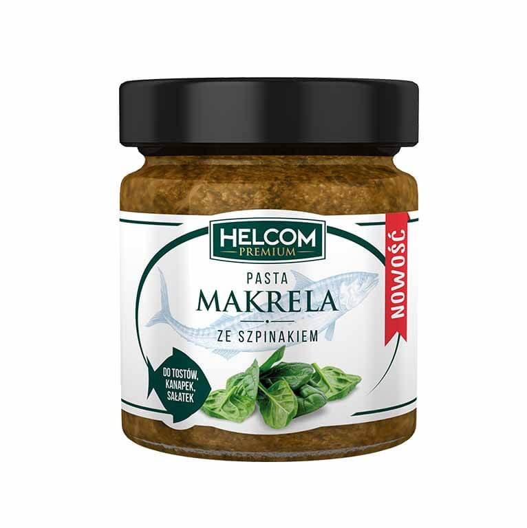 Pasta makrela ze szpinakiem Helcom Premium 225ml - Greek Trade | Sklep EMPIK.COM