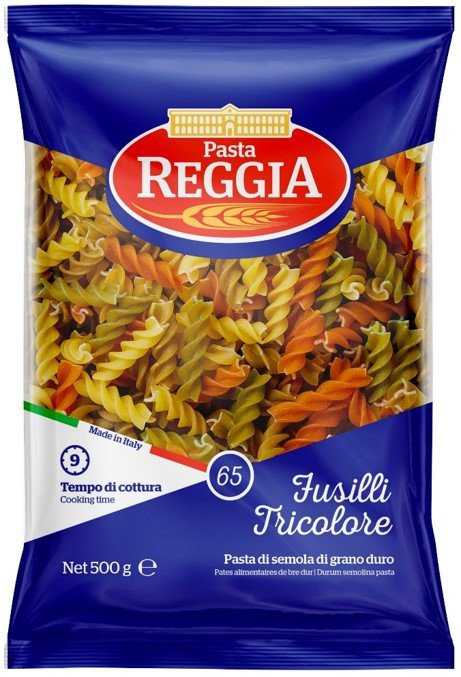 PASTA REGGIA Makaron Fusilli Tricolore 500 g - Inna marka | Sklep EMPIK.COM