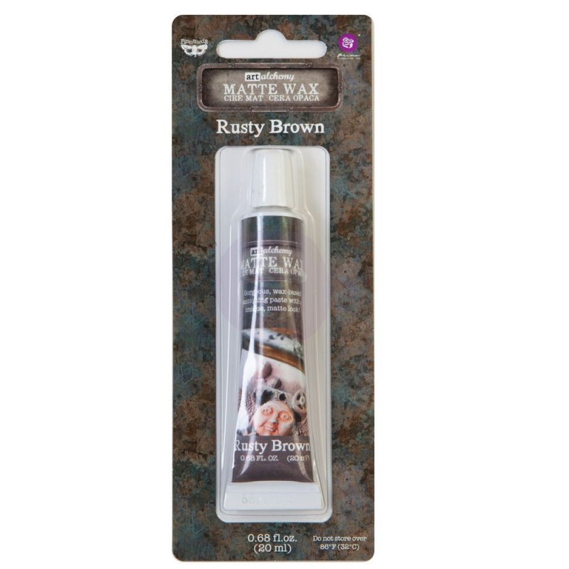 Pasta woskowa matowa Finnabair Art Alchemy - RUSTY BROWN - Finnabair ...
